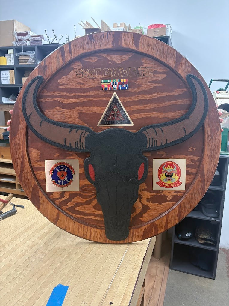 Oversized Plaque – Cross & Light Customs